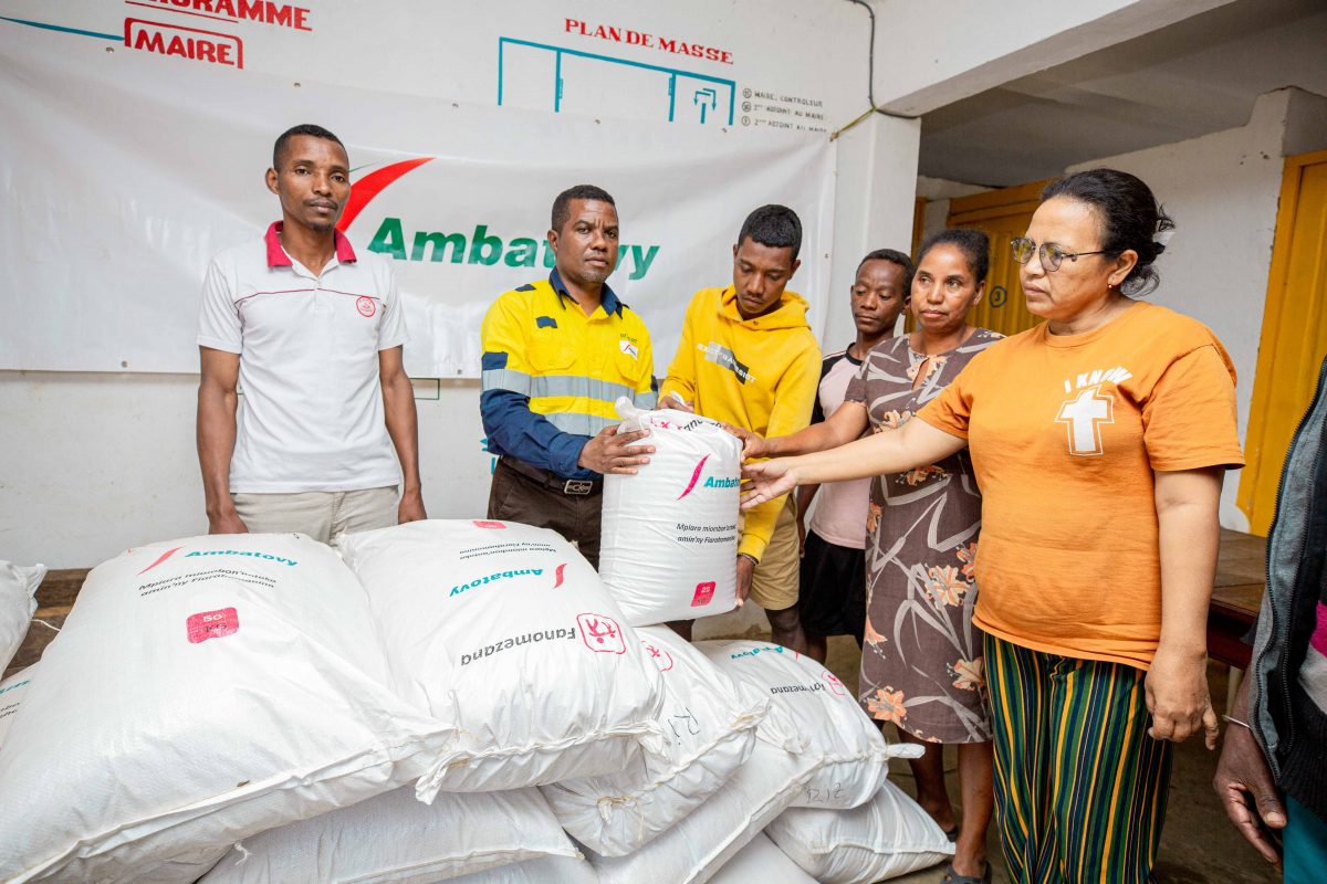 Emergency support to victims in Beforona and Ampasimbe – Ambatovy